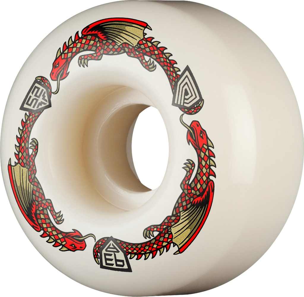 Powell Dragon Formula Red V1 Standard 52mm x 31mm 93a Skateboard Wheel ...